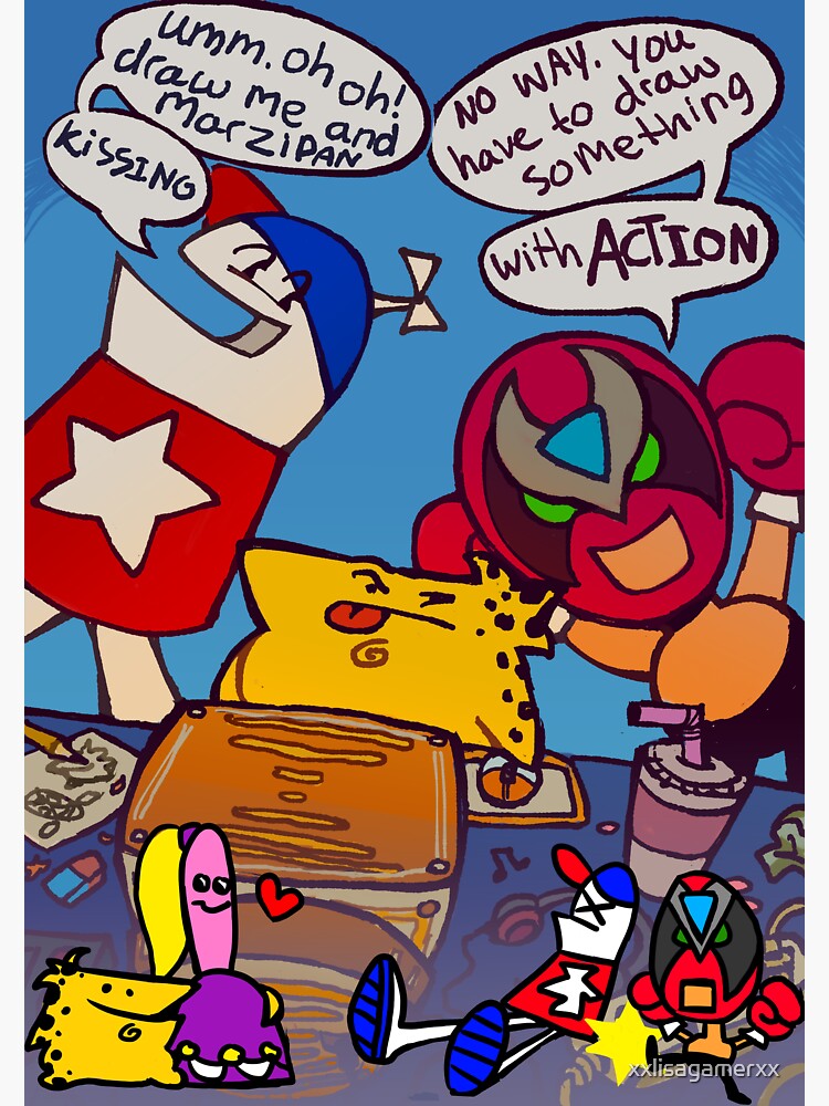 "Homestar runner, Strong bad & the cheat animated!" Sticker for Sale by ...