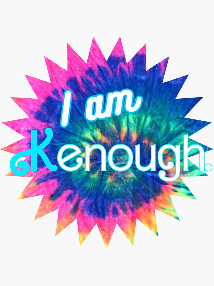 "I Am Kenough. Barbie Movie, Barbie Ken" Sticker for Sale by ...