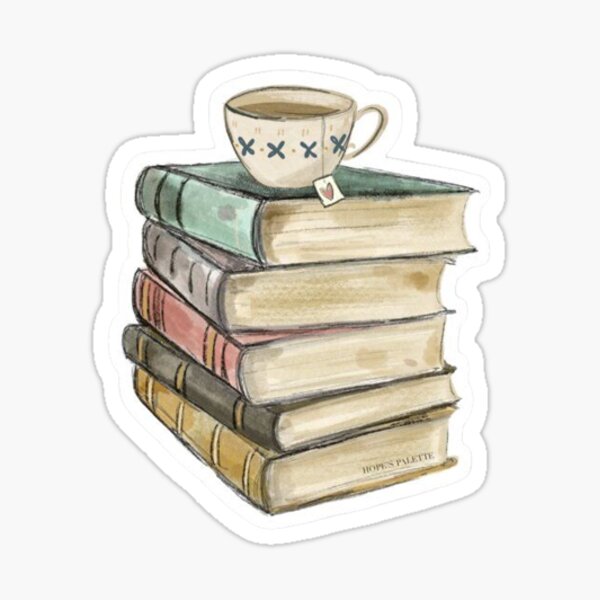 "book aesthetic" Sticker for Sale by SoloB4ndit | Redbubble