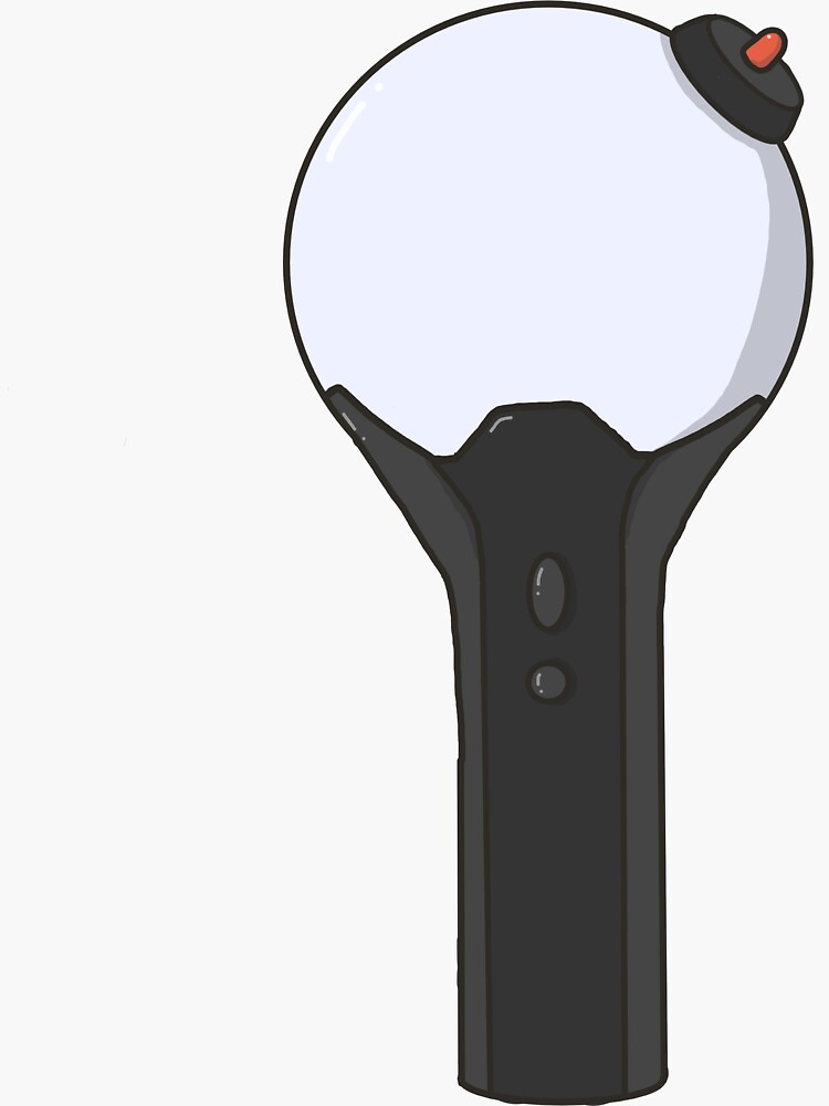 "BTS Cute Drawing of Lightstick" Sticker for Sale by Ktinn | Redbubble