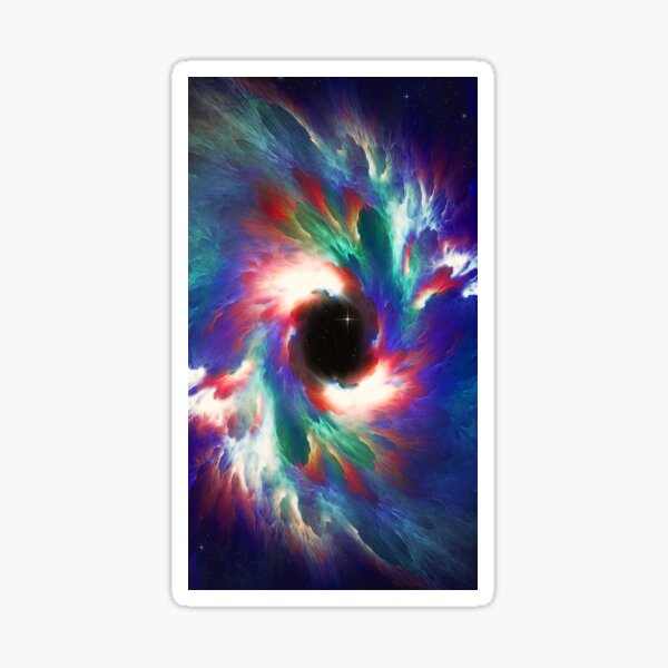 "Spatial Vortex" Sticker by ErianAndre | Redbubble