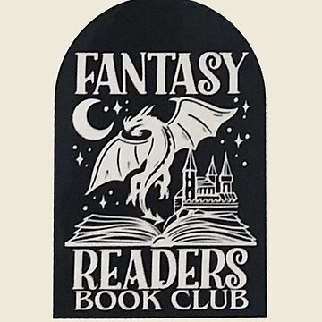 "Fantasy Book Club" Sticker for Sale by Elia88 | Redbubble