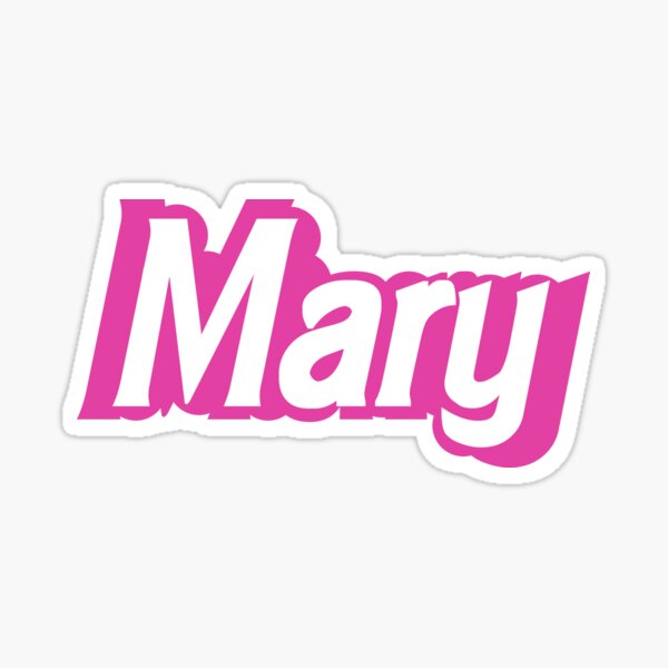 "Mary drawing" Sticker for Sale by Blondiabshop | Redbubble