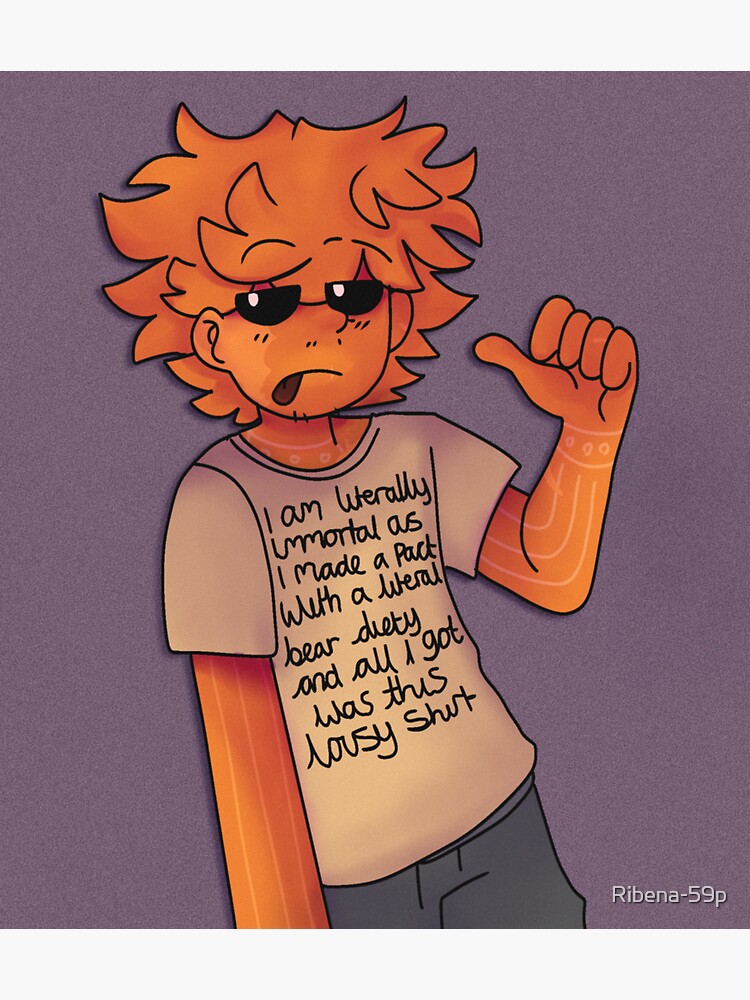 "jack dsaf wearing shirt" Sticker for Sale by Ribena-59p | Redbubble