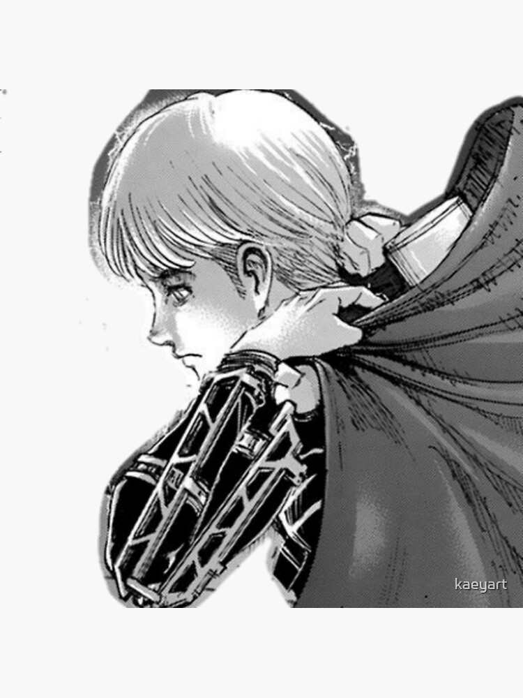 "armin arlet aot" Sticker for Sale by kaeyart | Redbubble