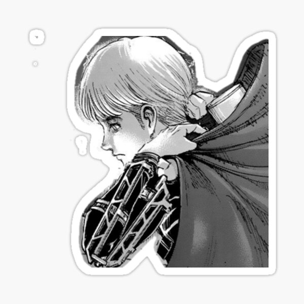 "armin arlet aot" Sticker for Sale by kaeyart | Redbubble
