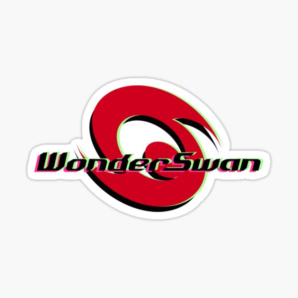 "Wonderswan CRT logo" Sticker by DJneng | Redbubble