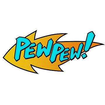 "PewPew! - Comic Book Sound Effects" Sticker for Sale by jashinhunter ...