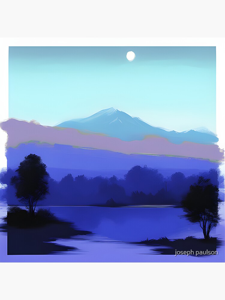 "landscape part 2 july 28 2023 tileartwork" Sticker for Sale by joseph ...