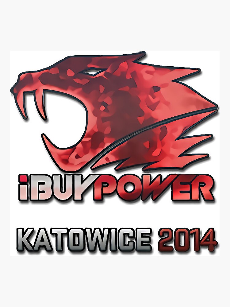 "iBUYPOWER (Holo) | Katowice 2014" Sticker for Sale by engageddread ...