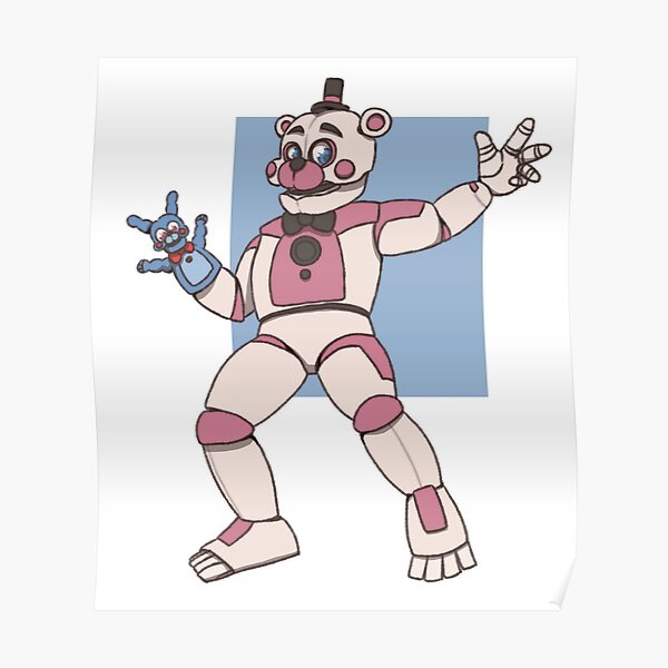 "Fnaf - Funtime Freddy" Poster by Kuukikyu | Redbubble