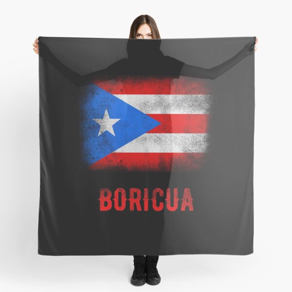 "Puerto Rico Flag Boricua Nuyorican Puerto Rican T-Shirt" Scarf by ...