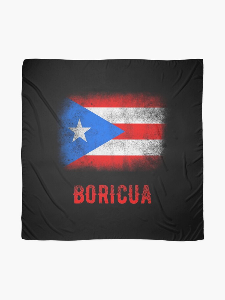 "Puerto Rico Flag Boricua Nuyorican Puerto Rican T-Shirt" Scarf by ...