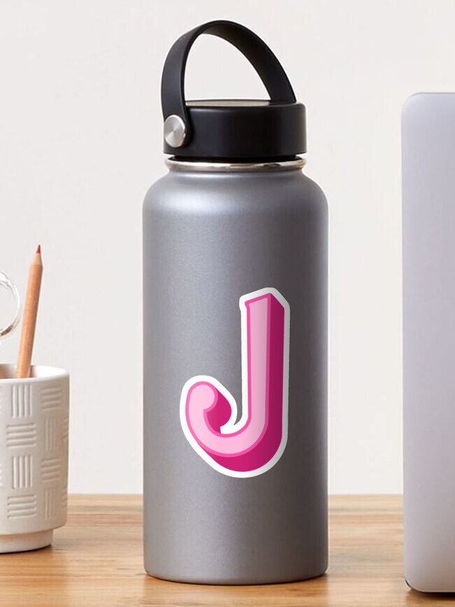 "Barbie Initial J" Sticker for Sale by Hannah Cohen | Redbubble