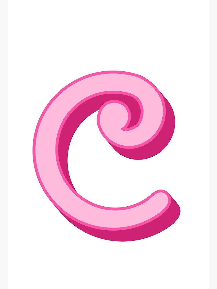 "Barbie Initial C" Poster for Sale by Hannah Cohen | Redbubble