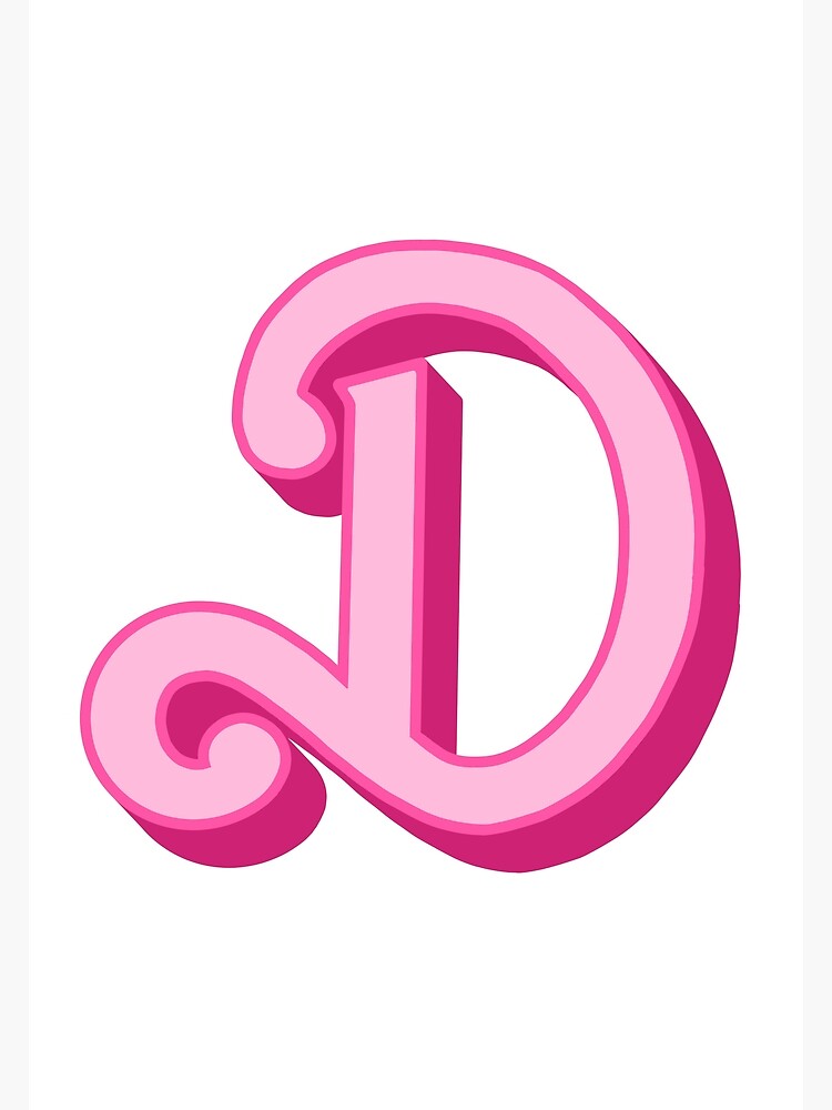 "Barbie Initial D" Poster for Sale by Hannah Cohen | Redbubble