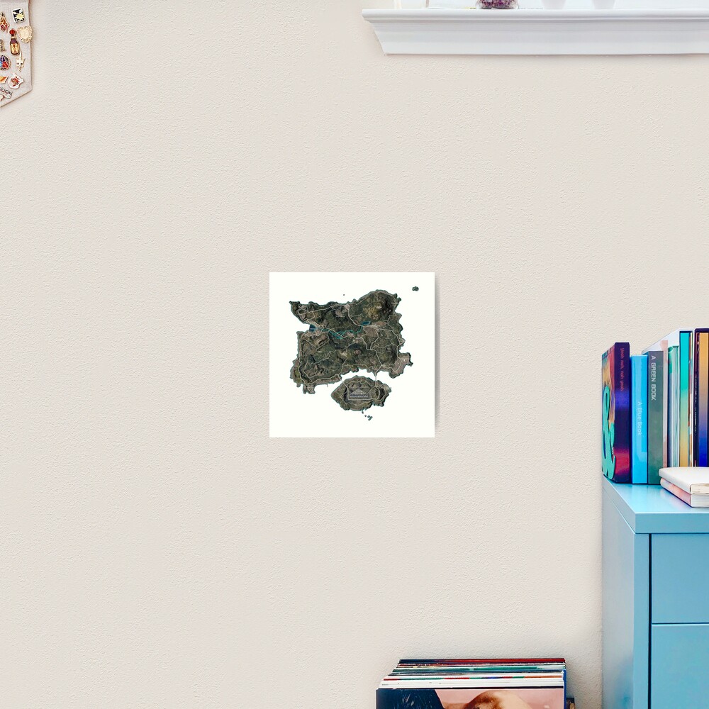 "Map PUBG" Poster for Sale by appelschaal1 | Redbubble