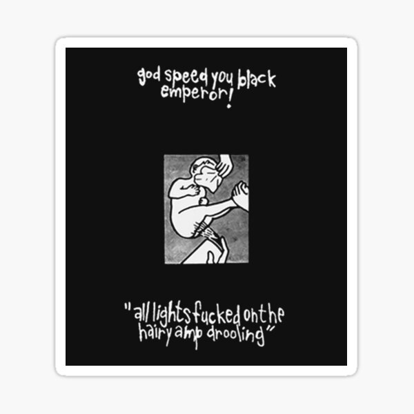 "Godspeed You Black Emperor Art" Sticker for Sale by Clifford Blocker ...