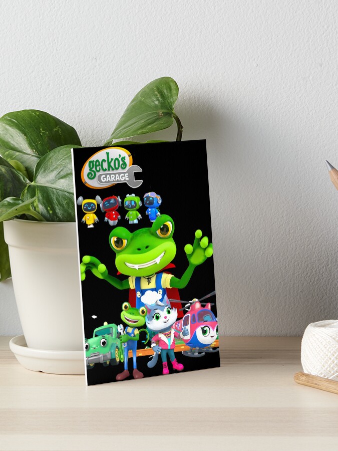 "geckos garage" Art Board Print for Sale by IMBCLK | Redbubble