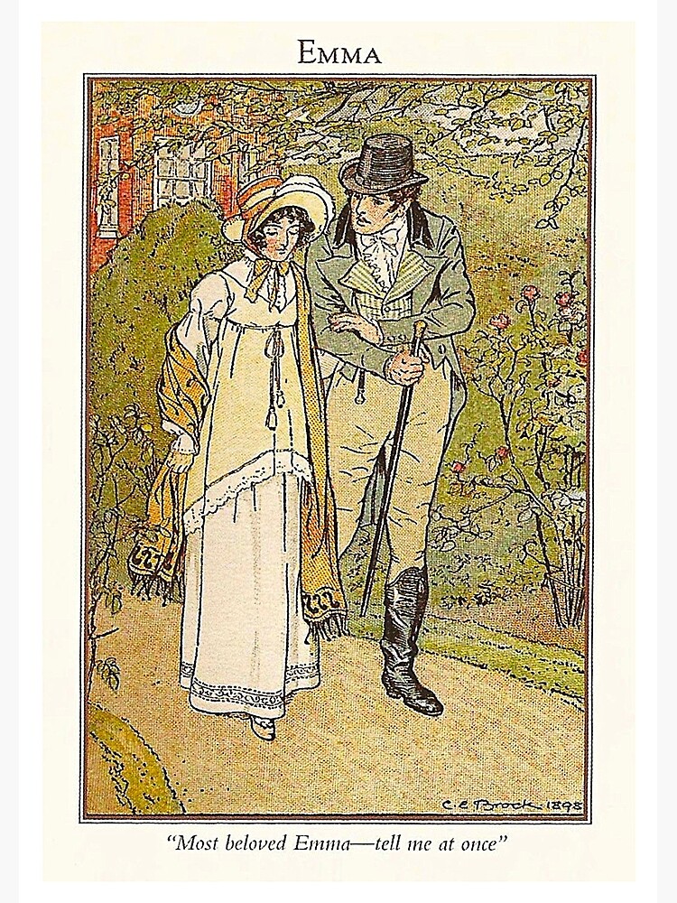 Emma by Jane Austen Book Cover Poster sold by Aquarium Robinette | SKU ...