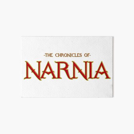 "The chronicles of Narnia logo white" Art Board Print by sofiascgs ...