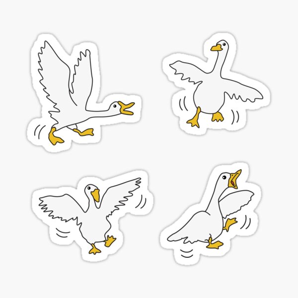 "Wild Goose Chase Sticker Pack" Sticker for Sale by DanandDee | Redbubble