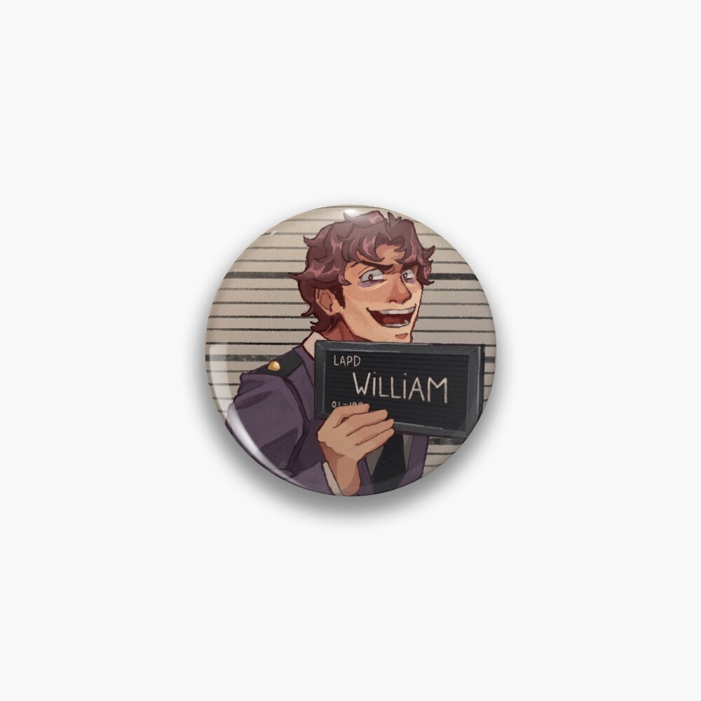 "william mugshot" Sticker for Sale by archooopy | Redbubble