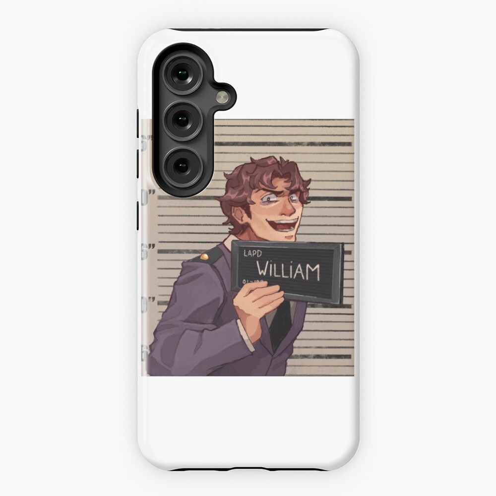 "william mugshot" Sticker for Sale by archooopy | Redbubble