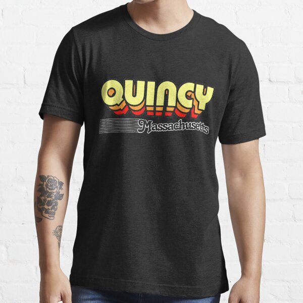 "Quincy, Massachusetts | Retro Stripes" T-shirt for Sale by retroready ...