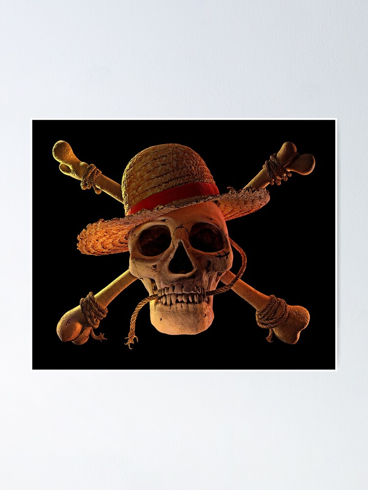 Straw Hat Jolly Roger One Piece Live Action Poster sold by Tara ...