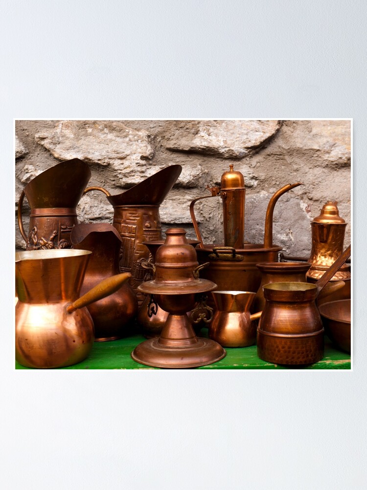 "Copper Cookware" Poster by raetucker | Redbubble
