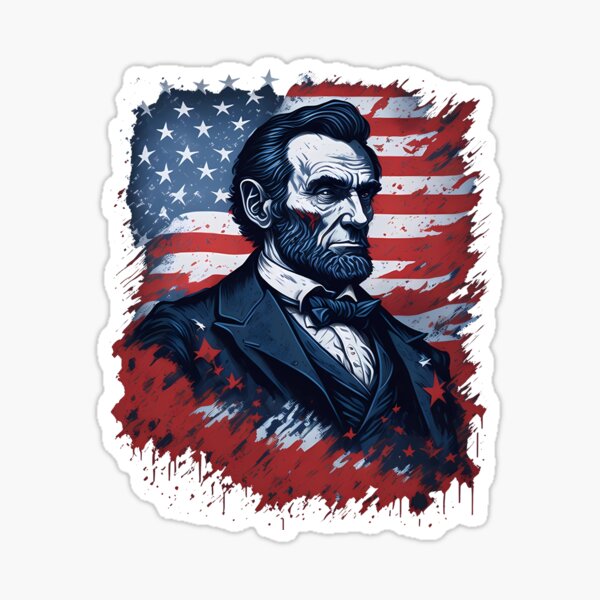 "Abraham Lincoln" Sticker for Sale by Magic-Corner | Redbubble