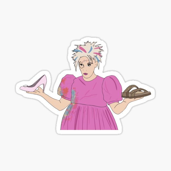 "Weird Barbie " Sticker for Sale by Miles Reinstein | Redbubble