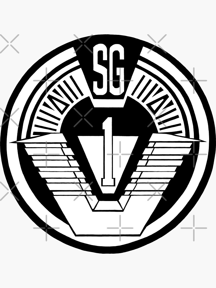 "Stargate SG1 insignia" Sticker for Sale by AdamL10 | Redbubble