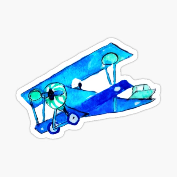 "Noddy's Airplane on my bucket list" Sticker for Sale by drp24 | Redbubble