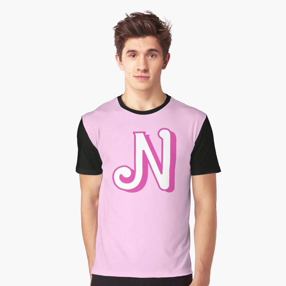 "Bubble Pink Letter N - Monogram - Initial - Alphabet" Sticker for Sale ...