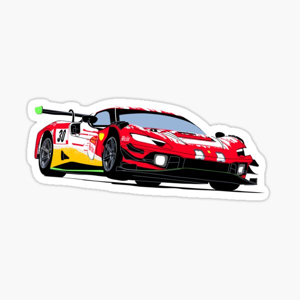 "296 GT3" Sticker for Sale by Maxyenko | Redbubble