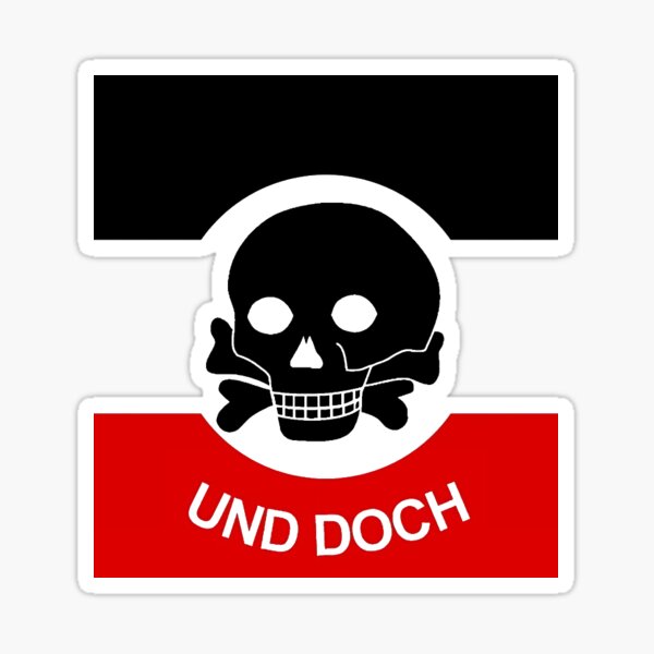 "Und Doch 3 Mosaic" Sticker by MerchQuiTue | Redbubble