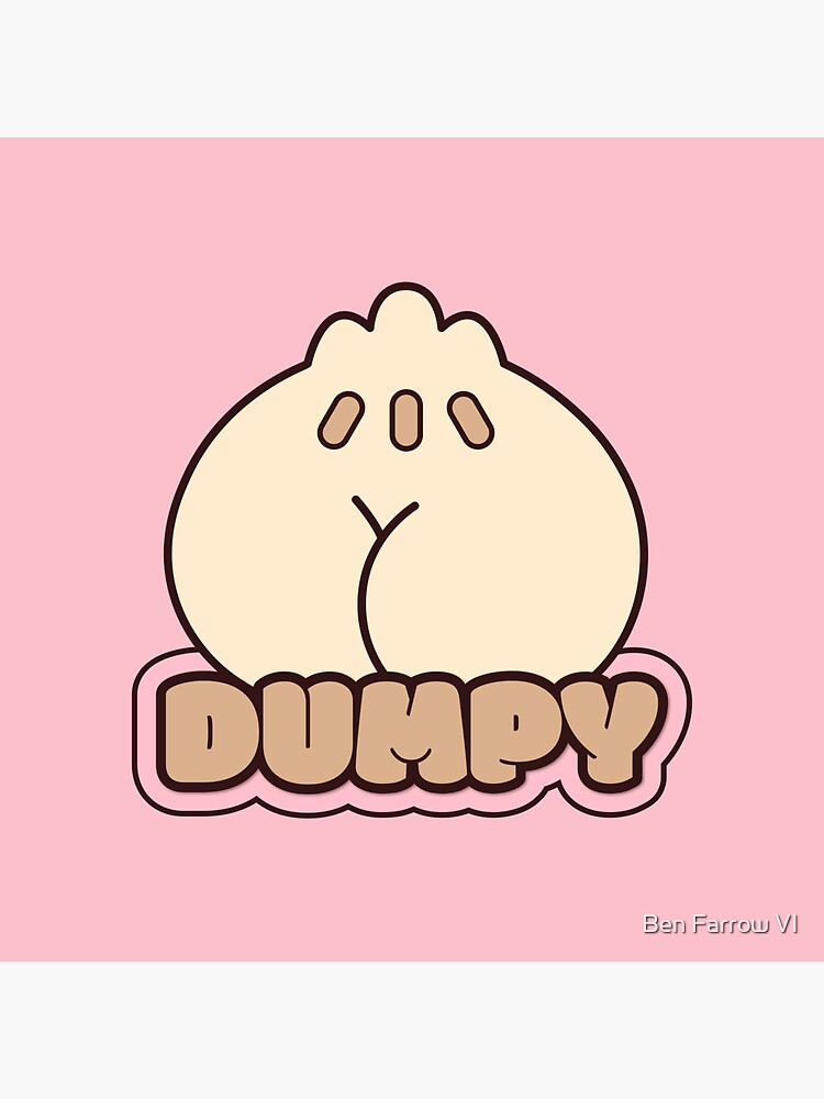 "Dumpy Back" Sticker for Sale by Ben Farrow VI | Redbubble