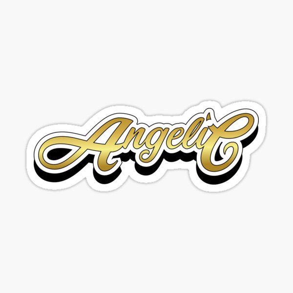 "Angelic" Sticker for Sale by Jokertext | Redbubble