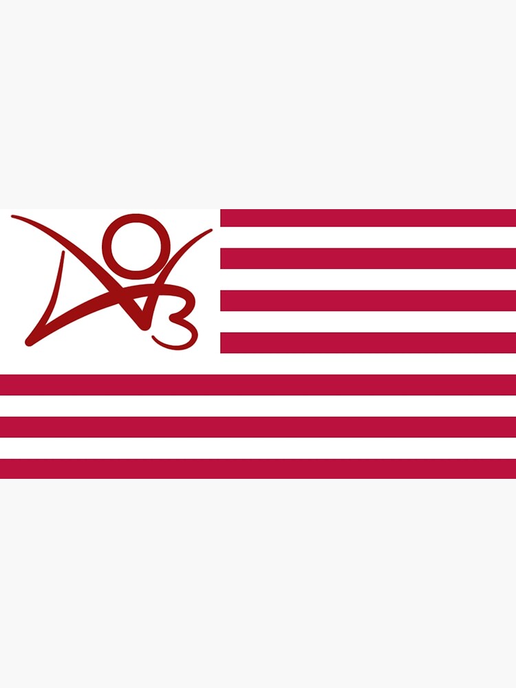 "ao3 logo flag " Poster for Sale by DaniVaca | Redbubble