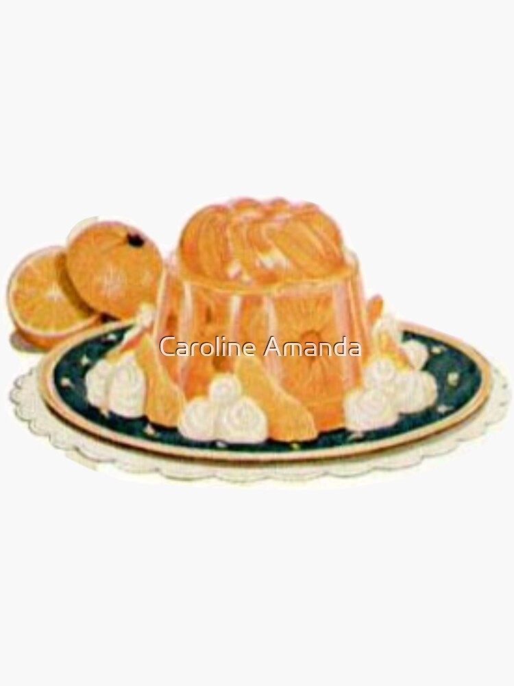 "Vintage Jello" Sticker for Sale by Caroline Amanda | Redbubble