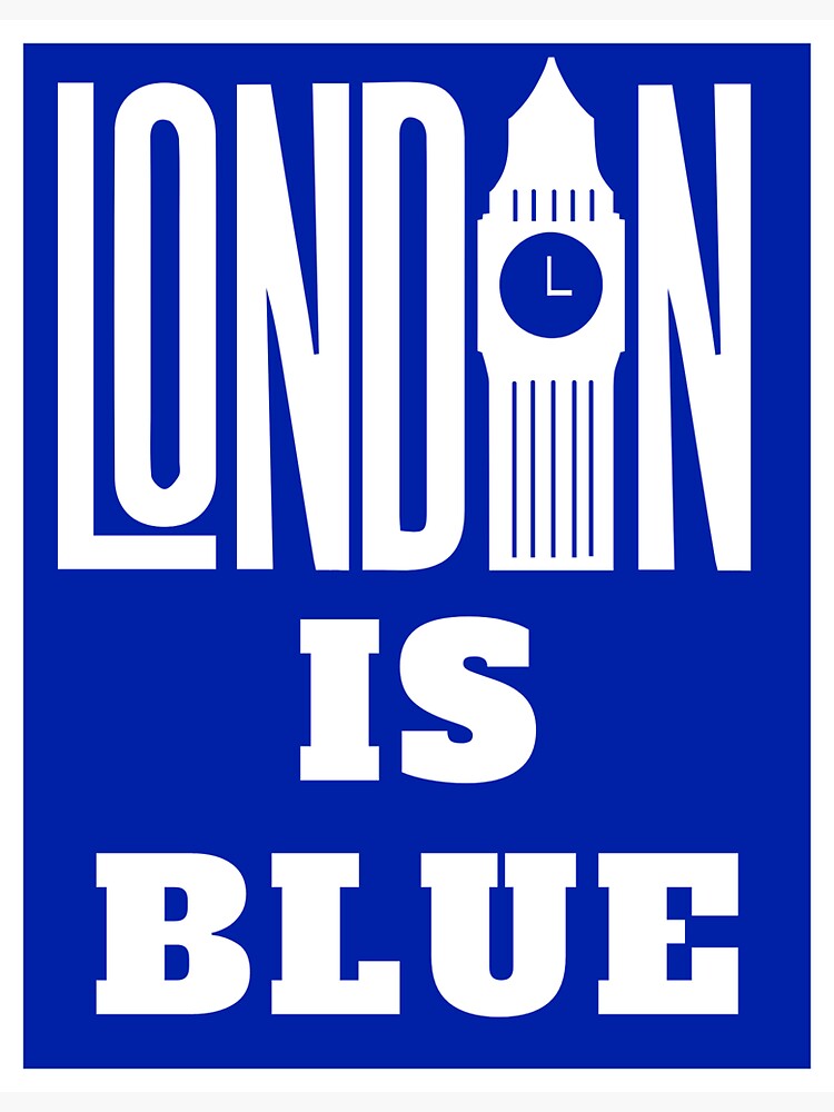 "London Is Blue - Chelsea FC (t-shirt) " Sticker for Sale by TheShedEnd ...