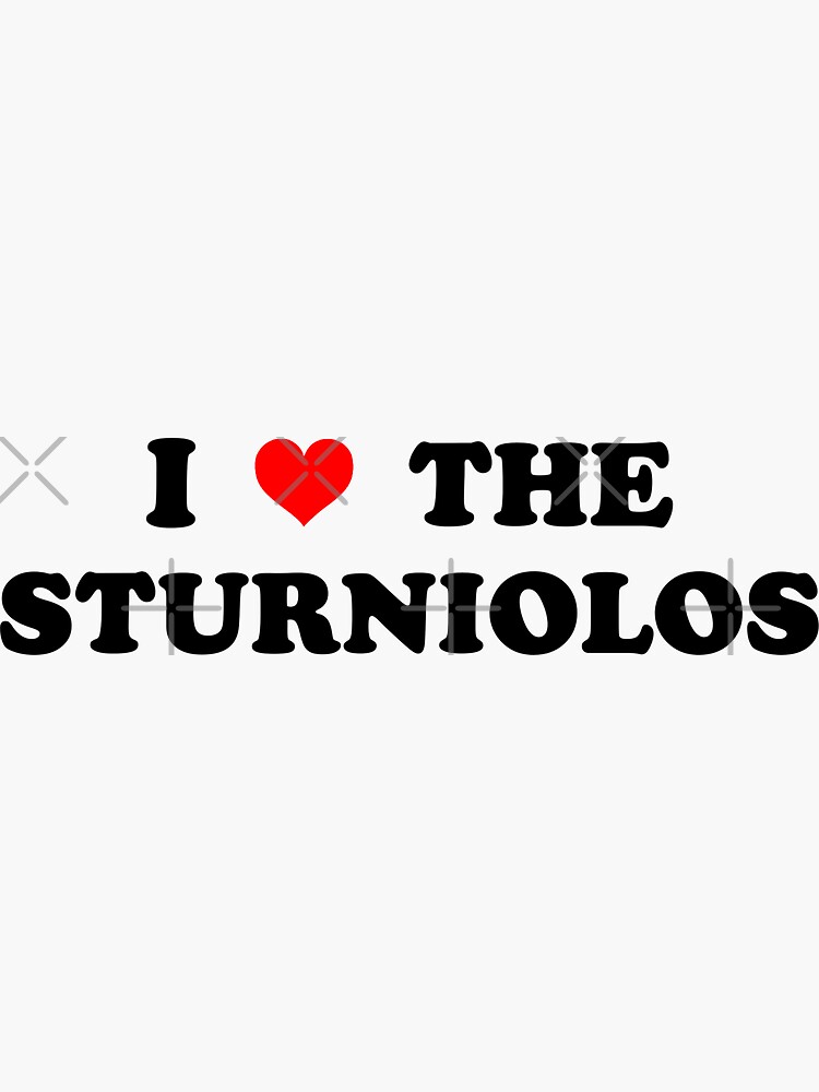 "I Heart/Love ️ The Sturniolos" Sticker for Sale by avaa429 | Redbubble