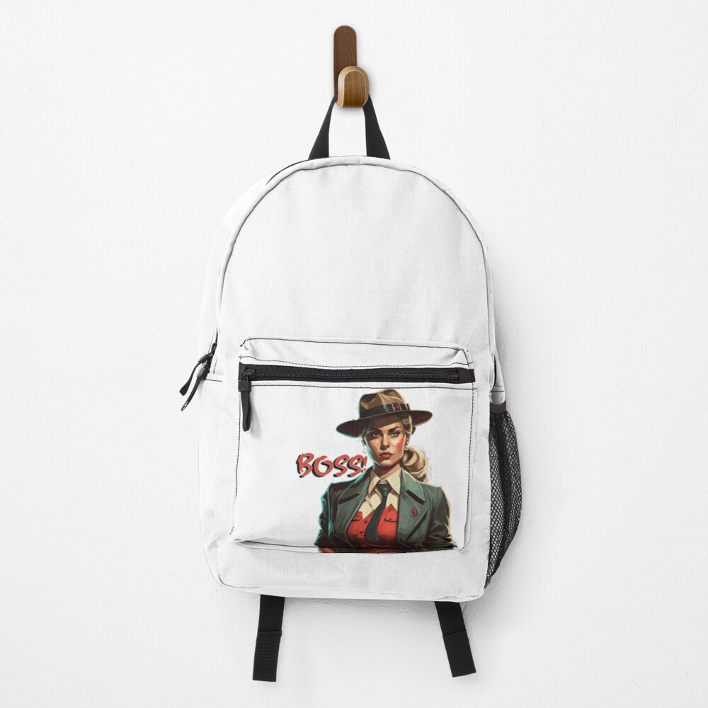 Fierce Gangster Woman Boss - Rule the Streets with Style | Backpack ...