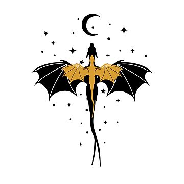 "Black and Gold Starry Dragons" Greeting Card for Sale by Celticrose721 ...