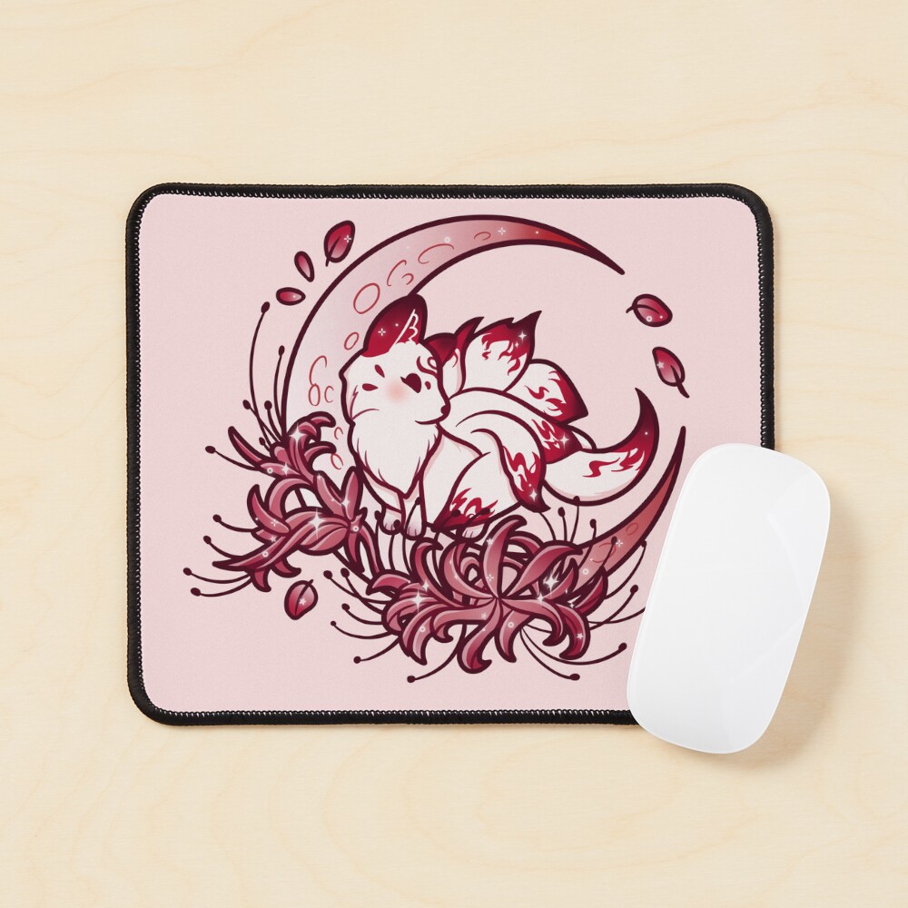"Kitsune Moon" Sticker for Sale by veraphina | Redbubble