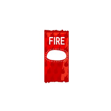 "Taco Bell - Fire" Sticker for Sale by StickyBunCo | Redbubble