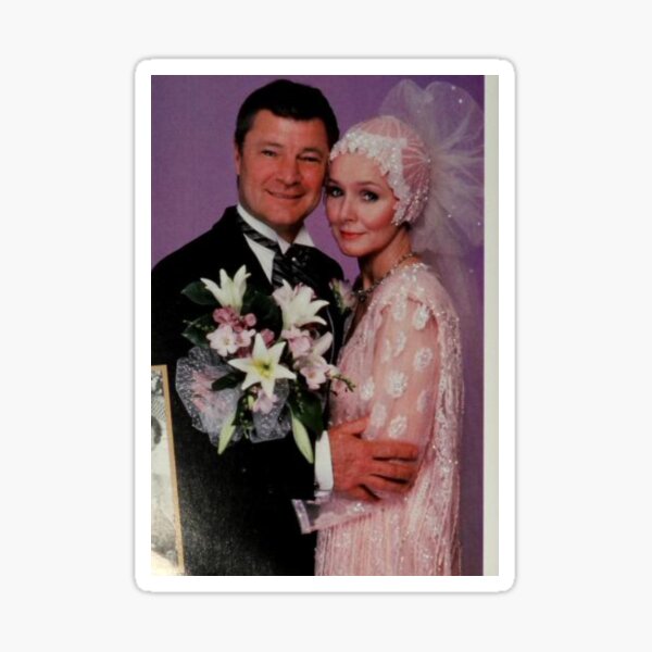 "ATWT's Bob and Kim Get Married" Sticker for Sale by Jenniferkate72 ...