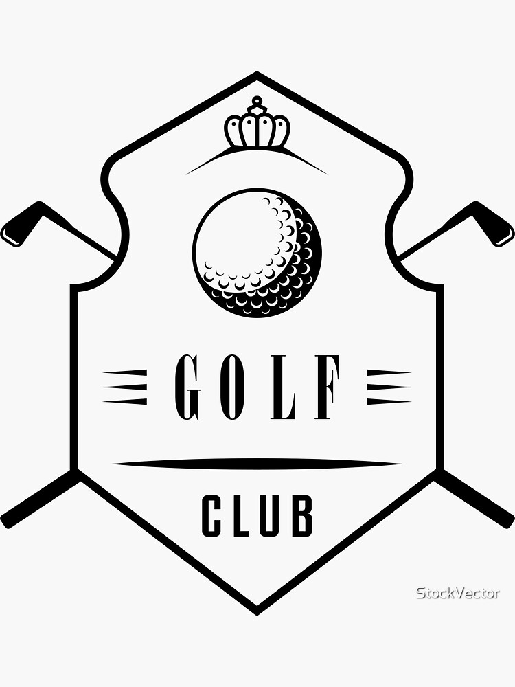 "Golf Club" Sticker for Sale by StockVector | Redbubble
